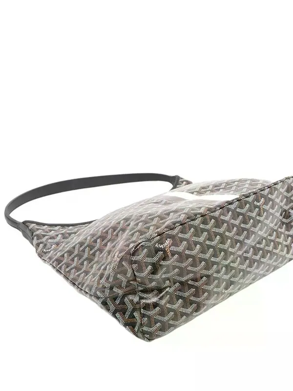 Goyard Coated Canvas And Leather Shoulder Bag