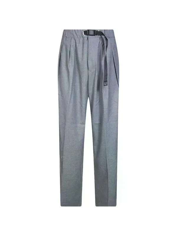 WHITE SAND Belted Pleated Trousers