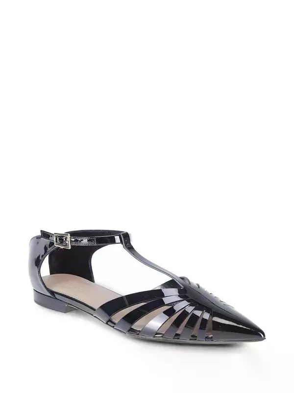 MALONE SOULIERS Jennifer Flat Mules - Black
