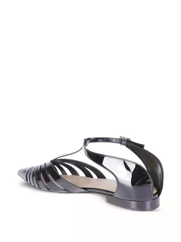 MALONE SOULIERS Jennifer Flat Mules - Black