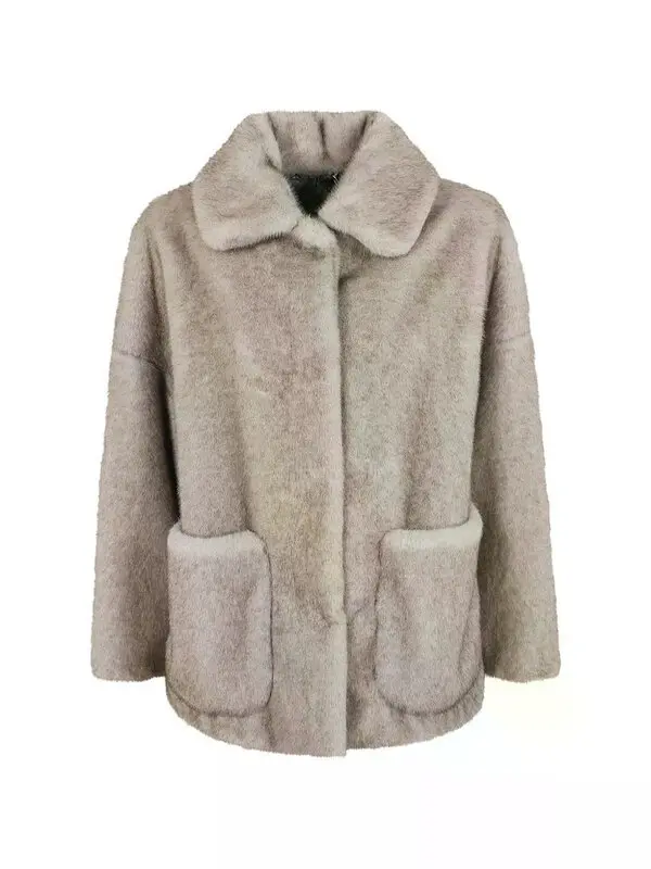 Herno Faux-fur Patch-pocket Jacket