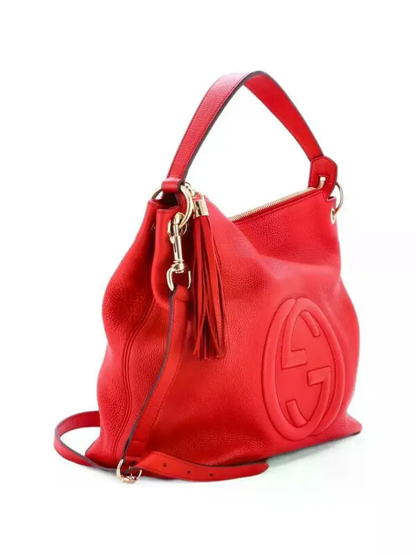 Gucci Soho Convertible Leather Large Hobo Bag