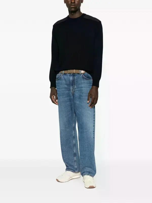 Paul & Shark Panelled Wool Sweater