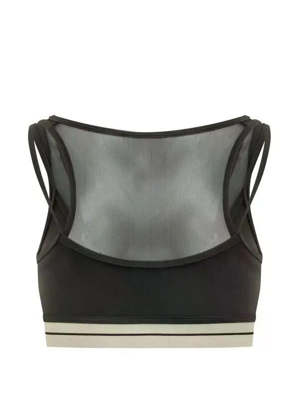 Palm Angels Logo-underband Mesh-panel Top