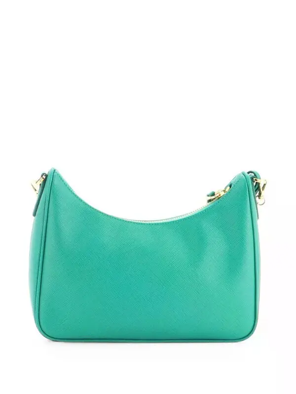 Prada Re-edition 2005 Saffiano Leather Small Crossbody Bag - Green