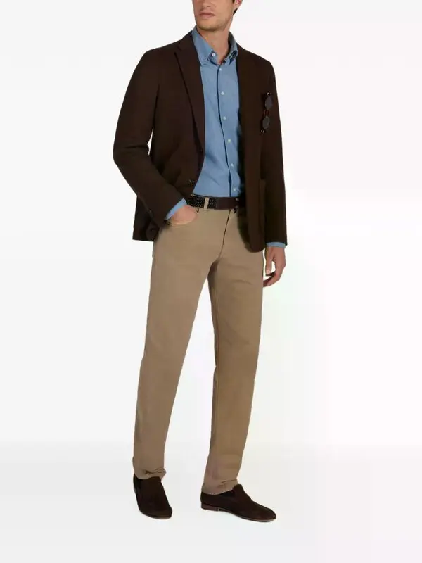SLOWEAR Incotex Hopsack Slim-fit Blazer