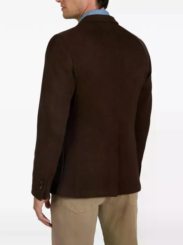 SLOWEAR Incotex Hopsack Slim-fit Blazer