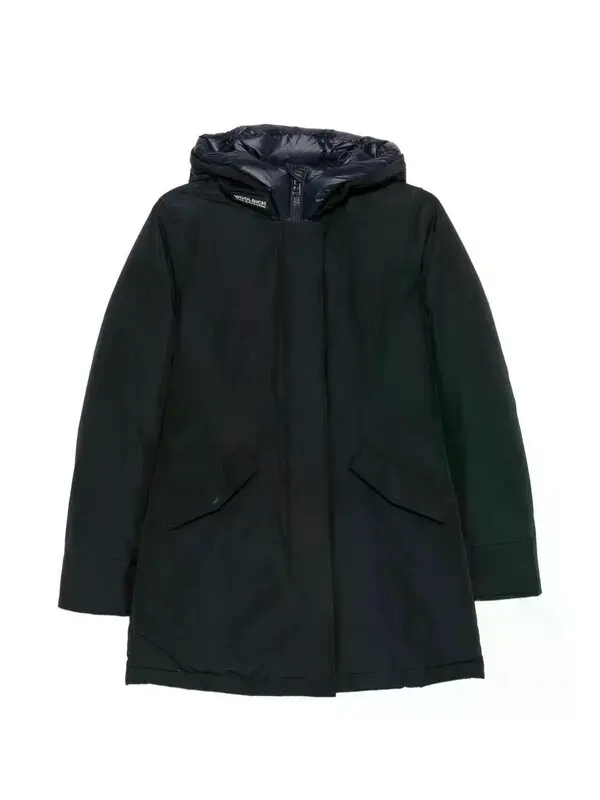 Woolrich Hooded Padded Coat - Blue