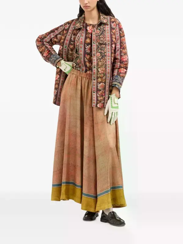 PIERRE-LOUIS MASCIA Aloe A-line Maxi Skirt
