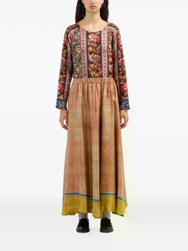 PIERRE-LOUIS MASCIA Aloe A-line Maxi Skirt