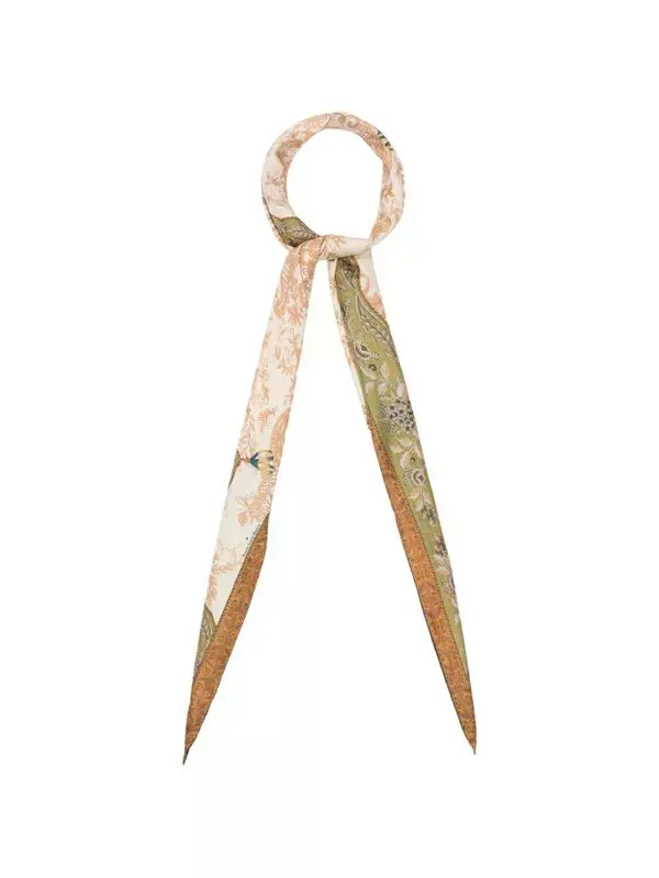 PIERRE-LOUIS MASCIA Aloeuw Silk Scarf - Neutrals