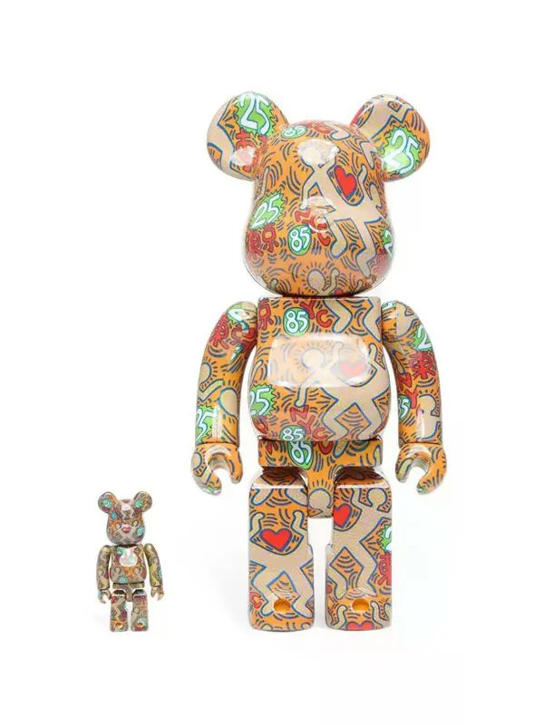 MEDICOM TOY Be@rbrick Keith Haring Sp Bwwt Figures - Orange