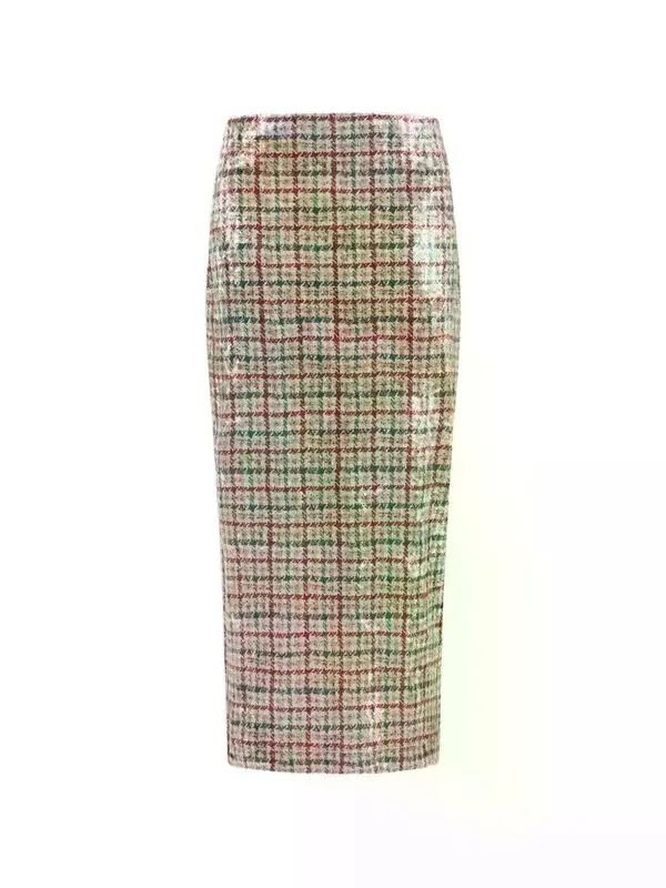 PIERRE-LOUIS MASCIA Ranat Plaid Pencil Skirt