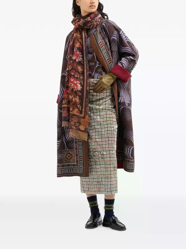 PIERRE-LOUIS MASCIA Ranat Plaid Pencil Skirt