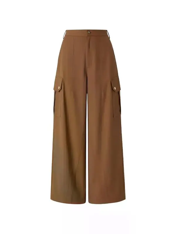 Pinko Cotton Trousers With Side Pockets
