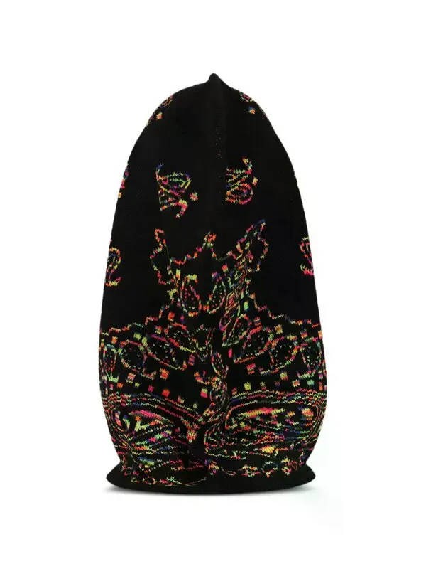 JUN/NAKAYAMA Paisley-print Drawstring Balaclava