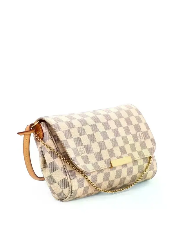 LOUIS VUITTON Favorite Handbag Damier Mm Crossbody Bag - White