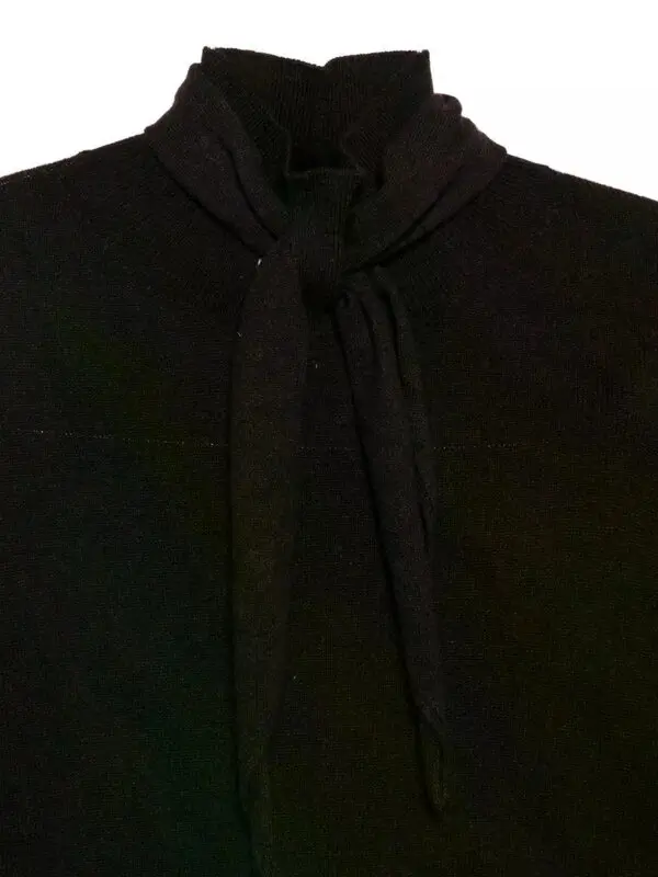 VANISE Tie-fastening Cashmere Sweater