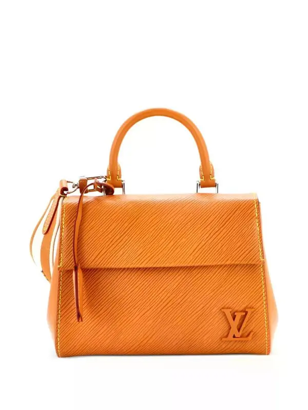 LOUIS VUITTON Epi Leather Cluny Top Handle Satchel - Brown
