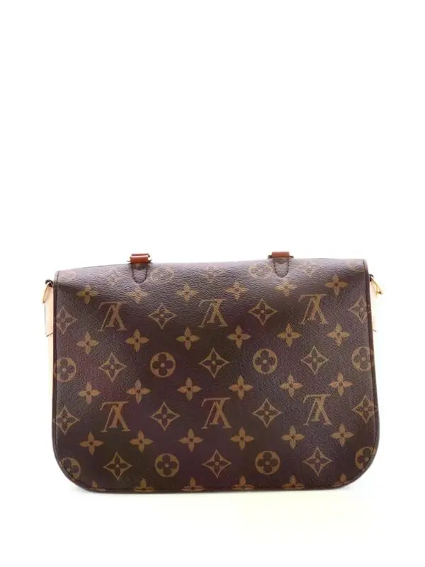 LOUIS VUITTON Vaugirard Handbag Monogram Canvas With Leather Satchel