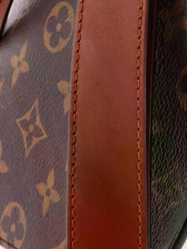 LOUIS VUITTON Vaugirard Handbag Monogram Canvas With Leather Satchel