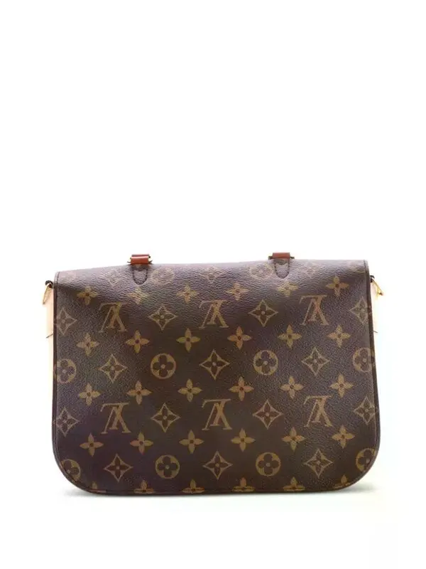 LOUIS VUITTON Vaugirard Handbag Monogram Canvas With Leather Satchel - Neutrals