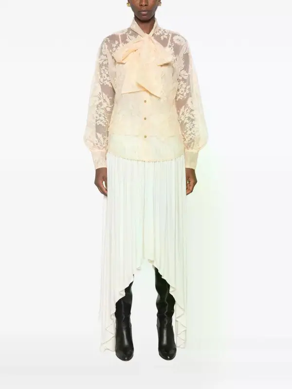 Zimmermann Valiant Lace Pussy-bow Blouse