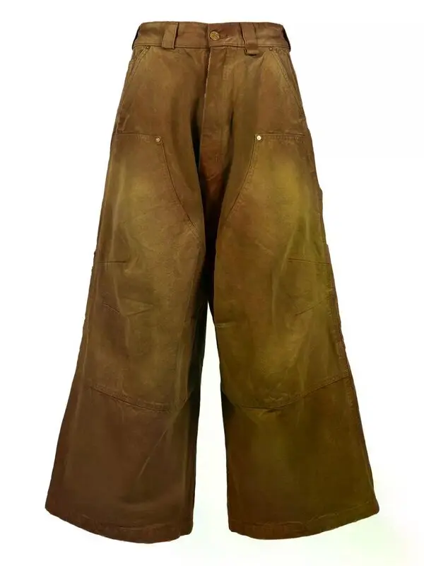 WILLY CHAVARRIA Cotton Wide-leg Trousers