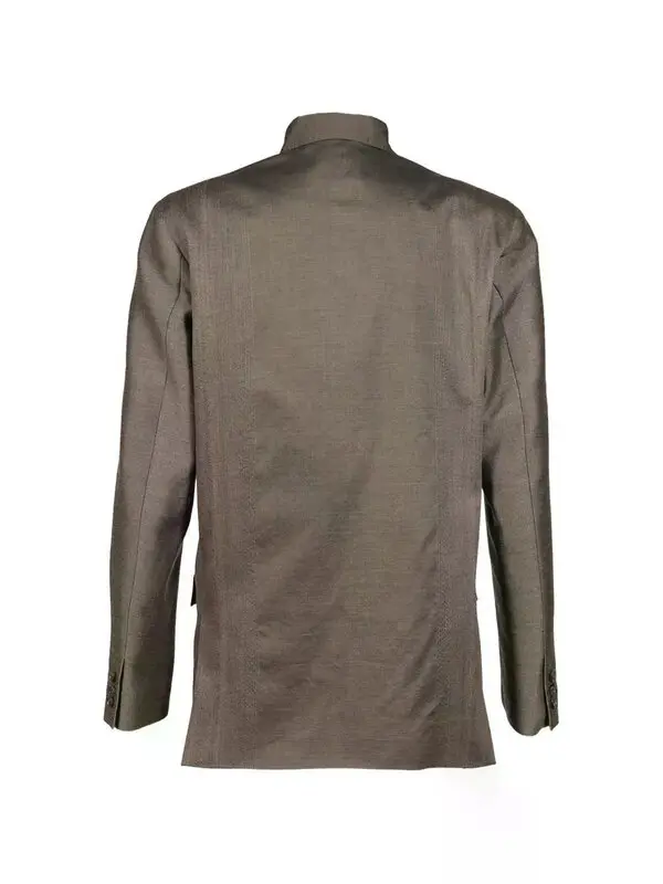 TAAKK Guayabera-style Long-sleeve Overshirt