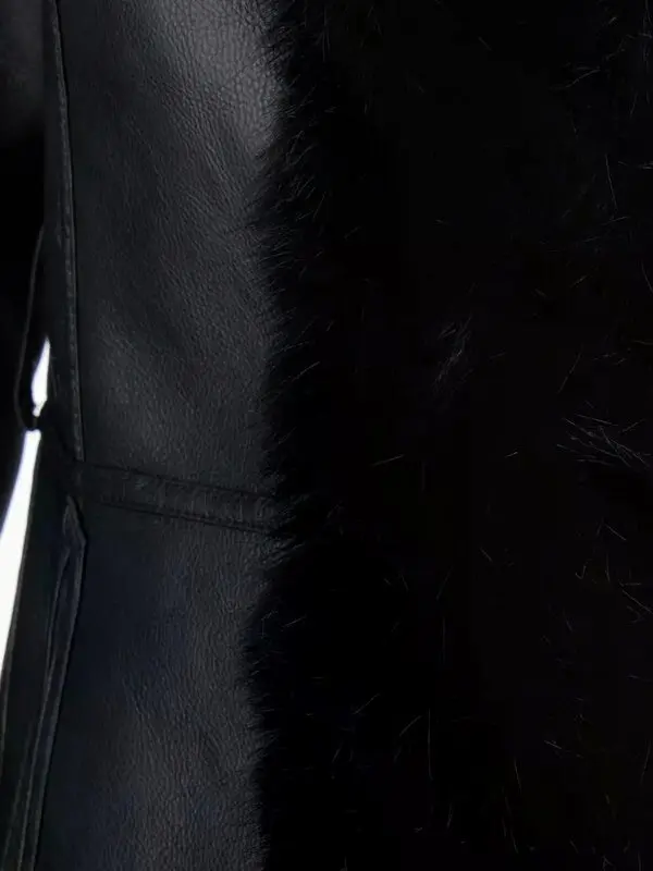 URBANCODE Faux-fur Trim Coat