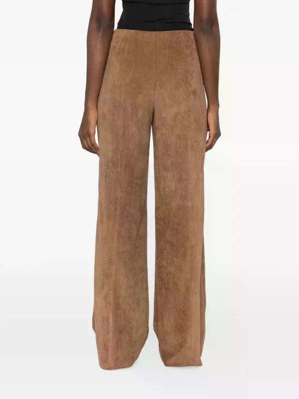 EMME Corduroy-effect Wide-leg Trousers