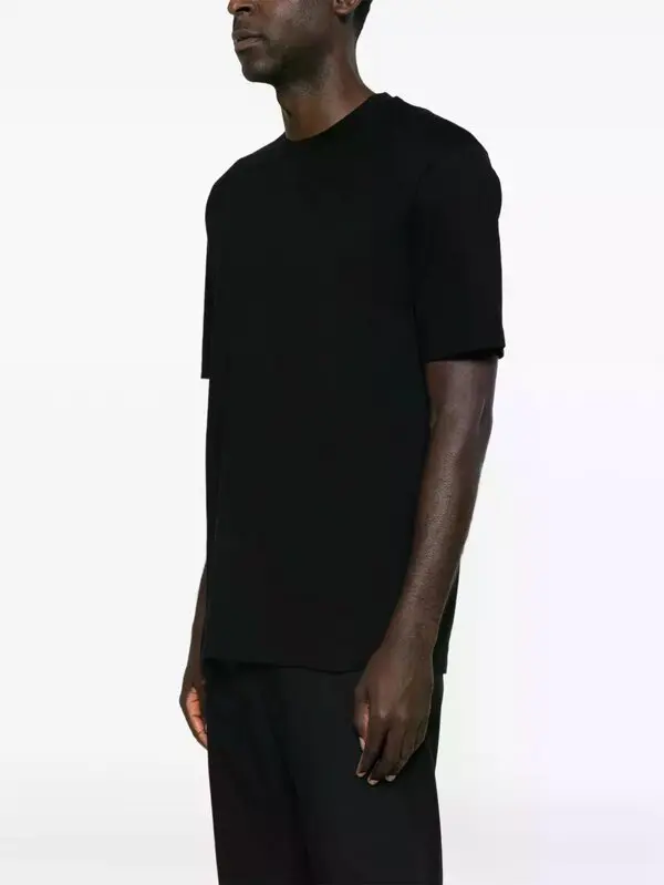 JIL SANDER Slogan-print Short-sleeve T-shirt - Black
