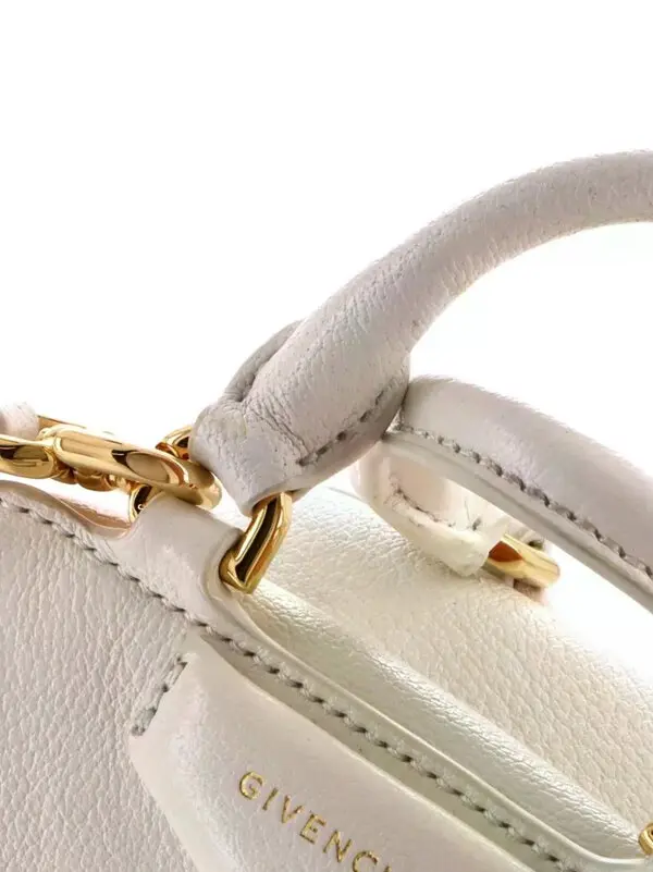 Givenchy Antigona Cube Bag Leather Nano Crossbody Bag - White