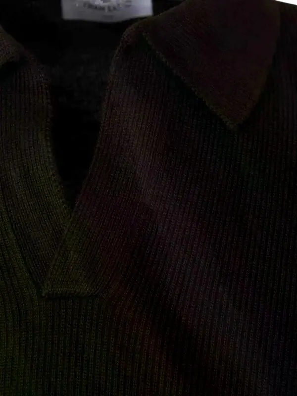 GRAN SASSO Ribbed-knit V-neck Sweater