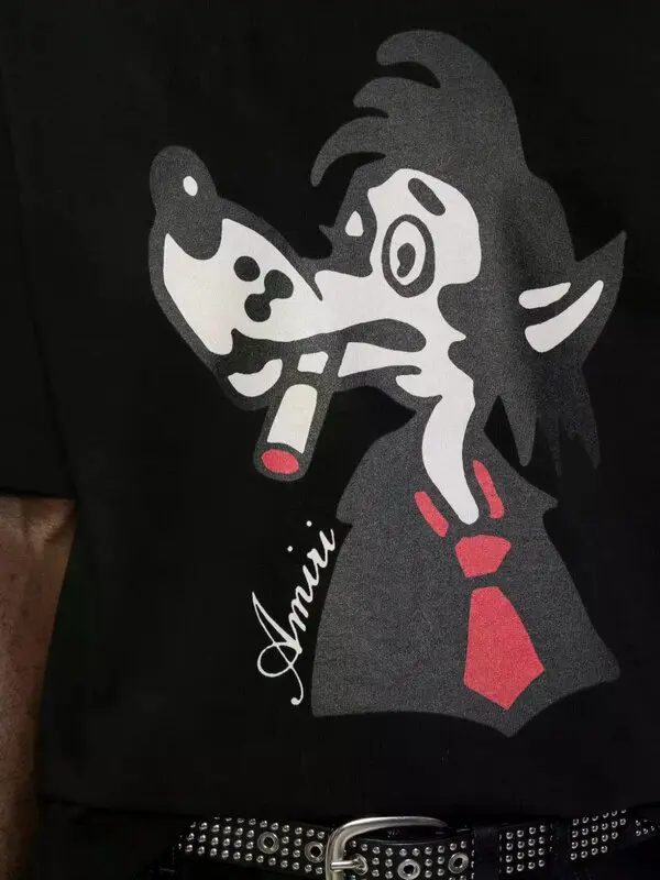 Amiri Smoking Wolf T-shirt