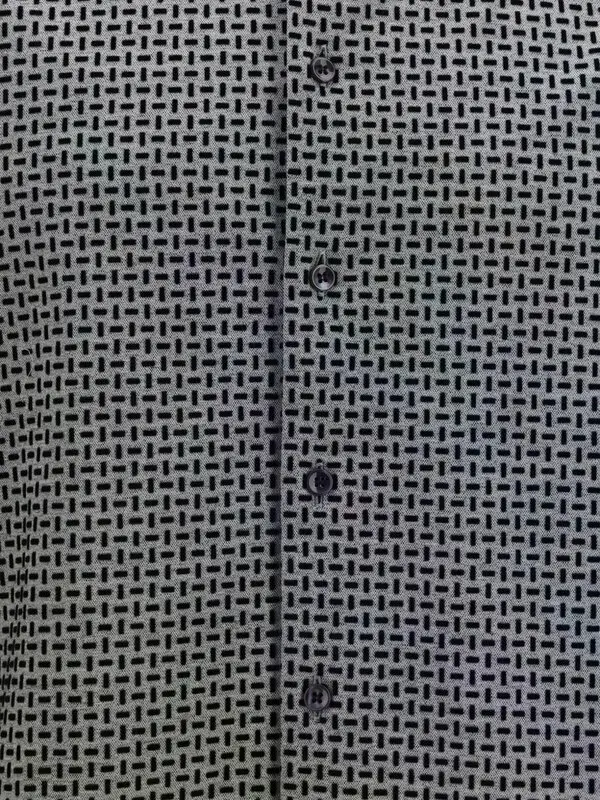 Giorgio Armani Geometric-print Long-sleeve Shirt