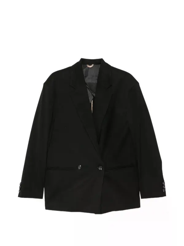 Imperial Double-breasted Jacket - Black