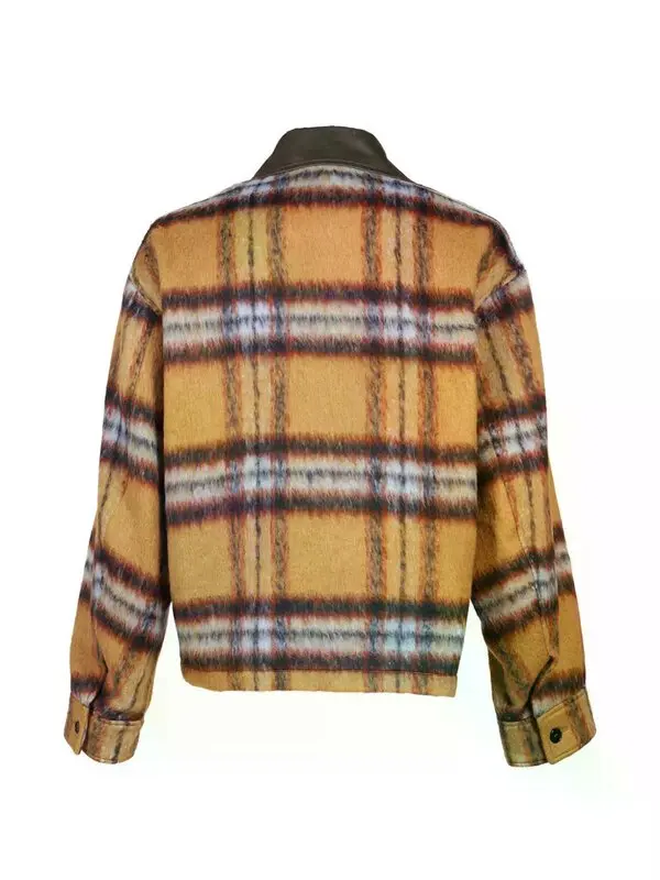 We11Done Check-pattern Zip-up Jacket