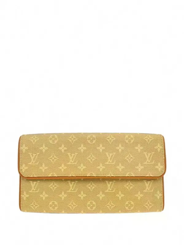 LOUIS VUITTON 2004 Monogram Tresor International Wallet - Neutrals