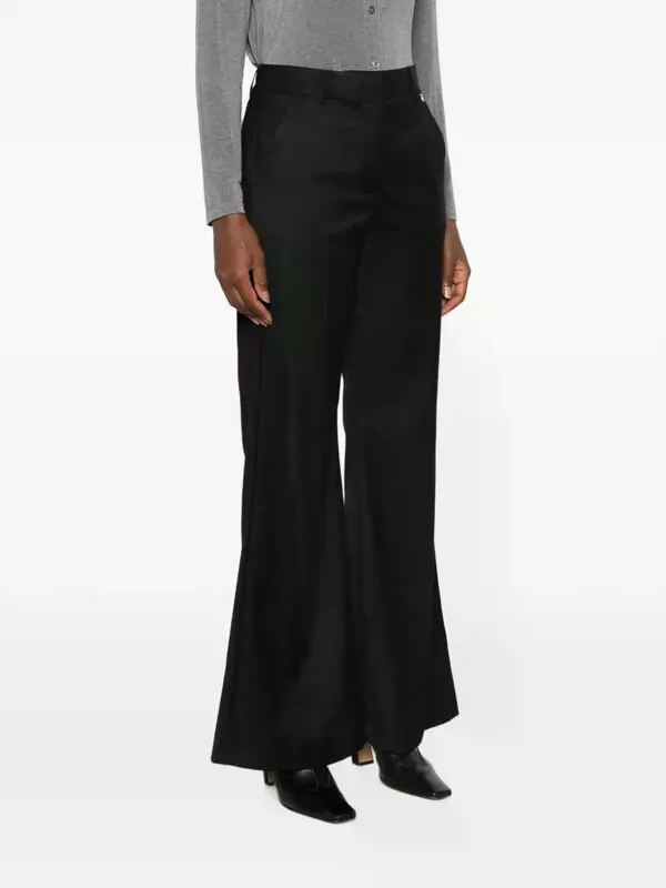 Dixie Pressed-crease Flared Trousers