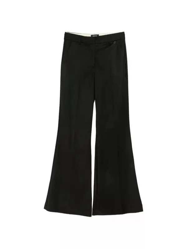 Dixie Pressed-crease Flared Trousers