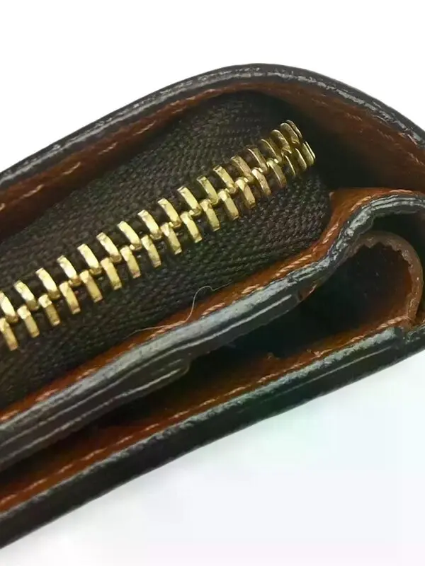 LOUIS VUITTON 2003 Monogram Compact Zip Wallet