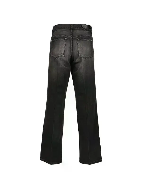 TOGA TOO Faded-effect Zip-detail Jeans