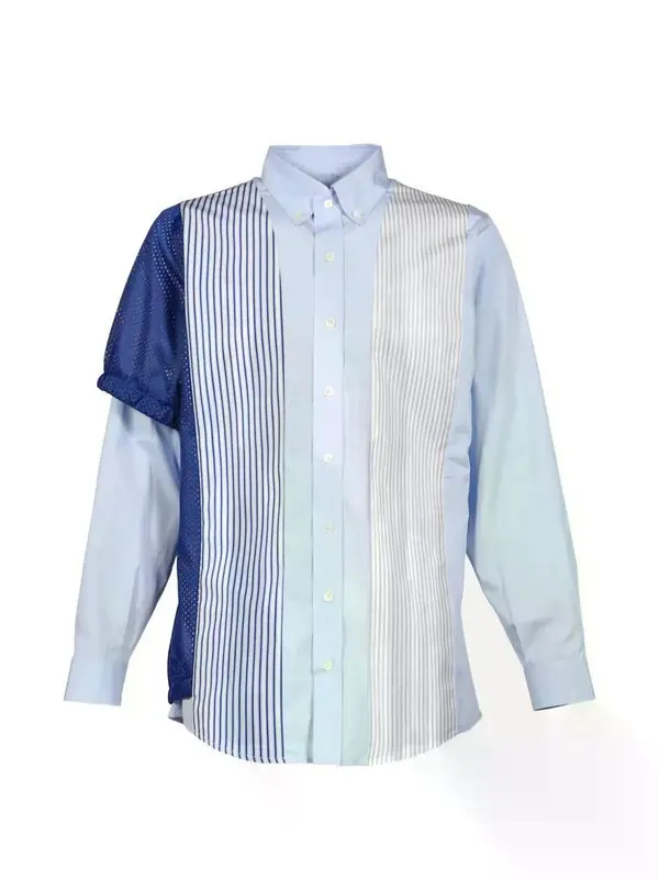 AWGE Patchwork Striped Shirt