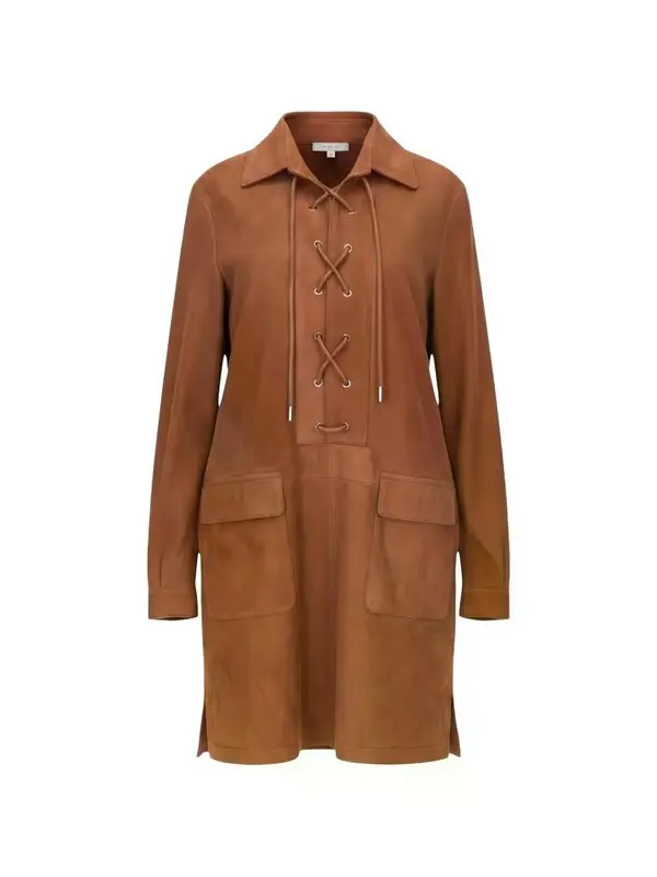 Isaia Suede Mini Dress