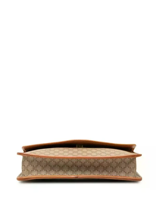 Celine 2008 Macadam Coated Canvas Crossbody Bag