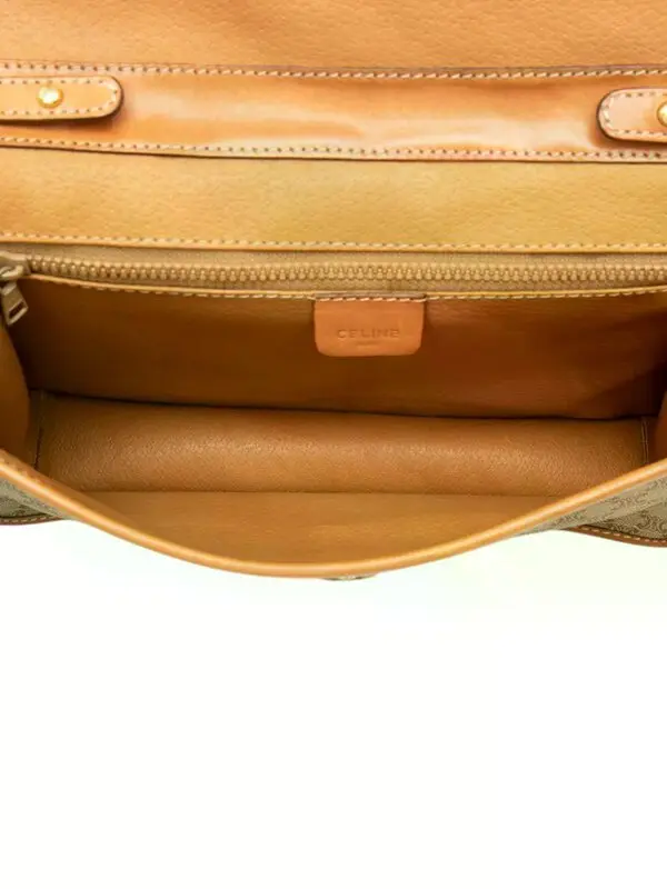 Celine 2008 Macadam Coated Canvas Crossbody Bag