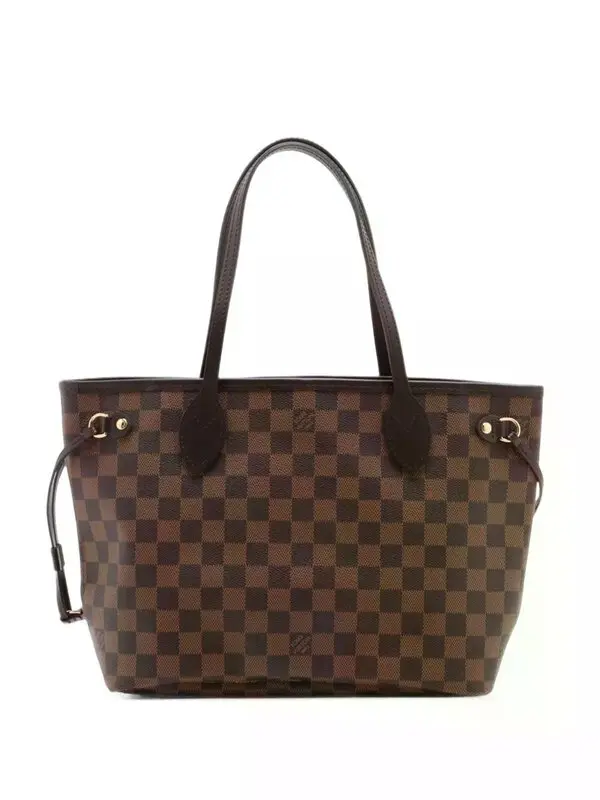 LOUIS VUITTON 2021-2026 Damier Ebene Neverfull Pm Tote Bag