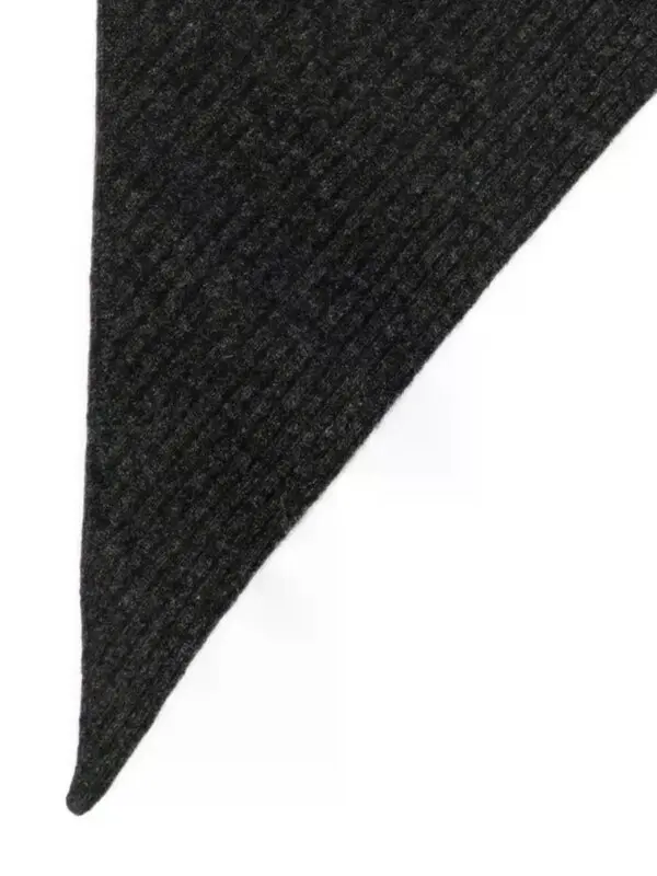 Christian Wijnants Ribbed Triangular Scarf