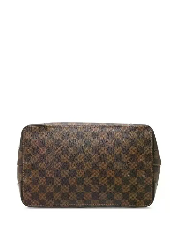 LOUIS VUITTON 2008 Damier Ebene Hampstead Pm Tote Bag